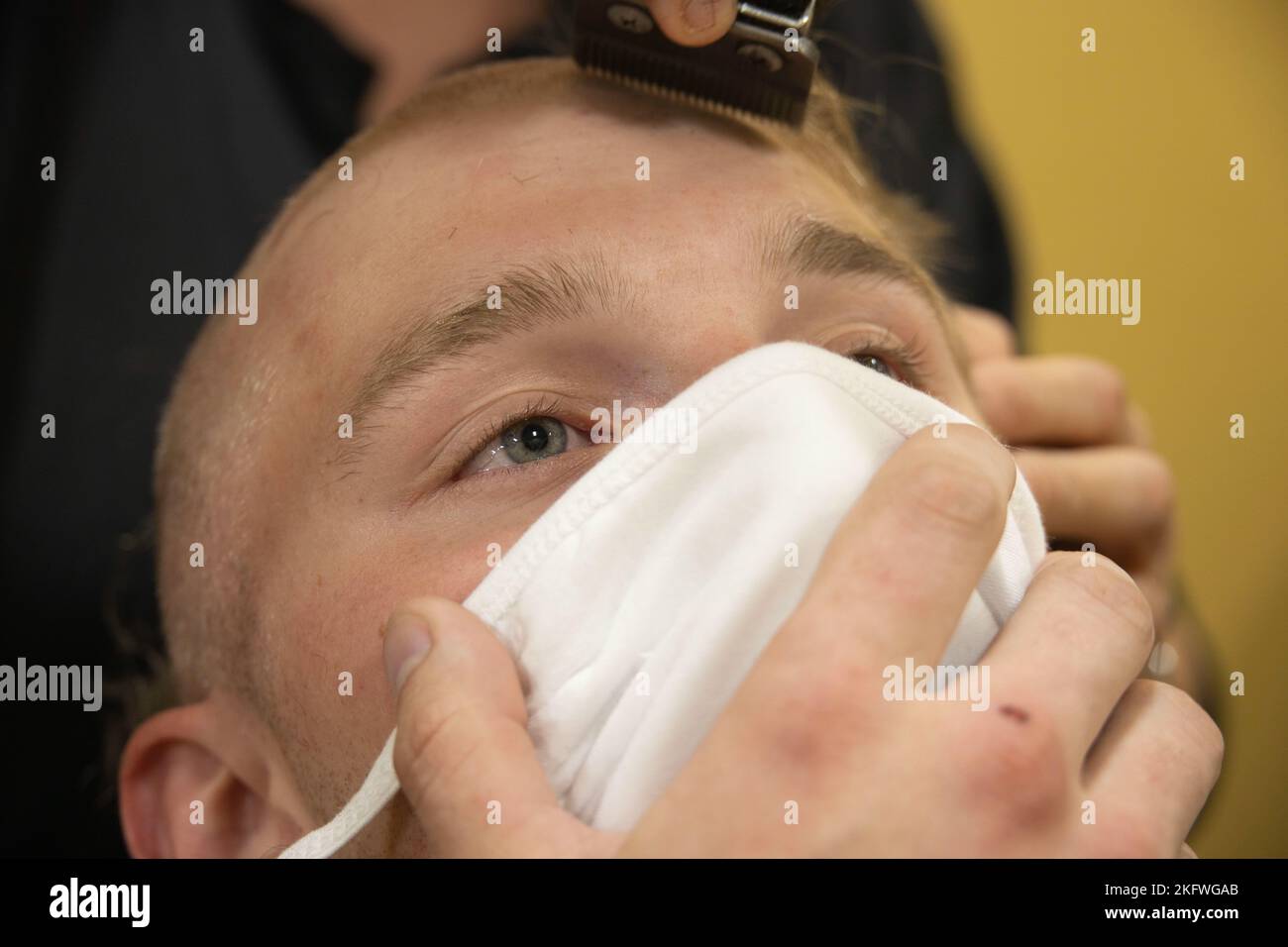 U.S. Marine Corps Recruit Macauley C. Bartells with Fox Company, 2nd ...