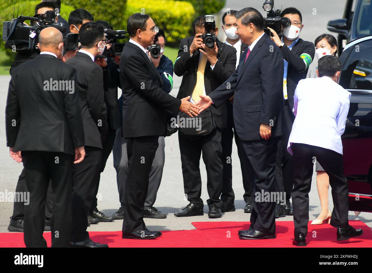 (11/19/2022) Thai Prime Minister Prayut Chan-o-cha welcome official Xi ...