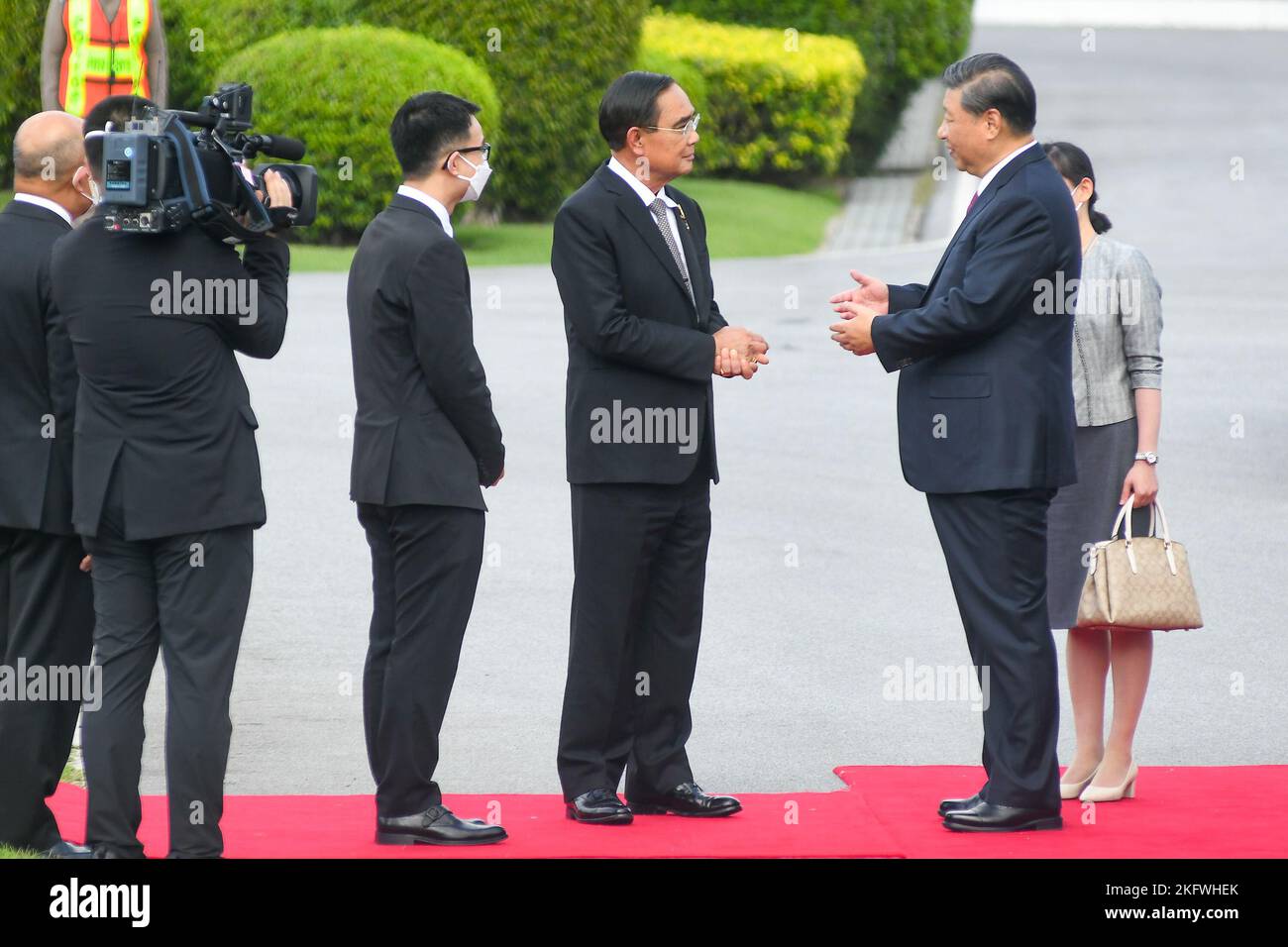 (11/19/2022) Thai Prime Minister Prayut Chan-o-cha welcome official Xi ...