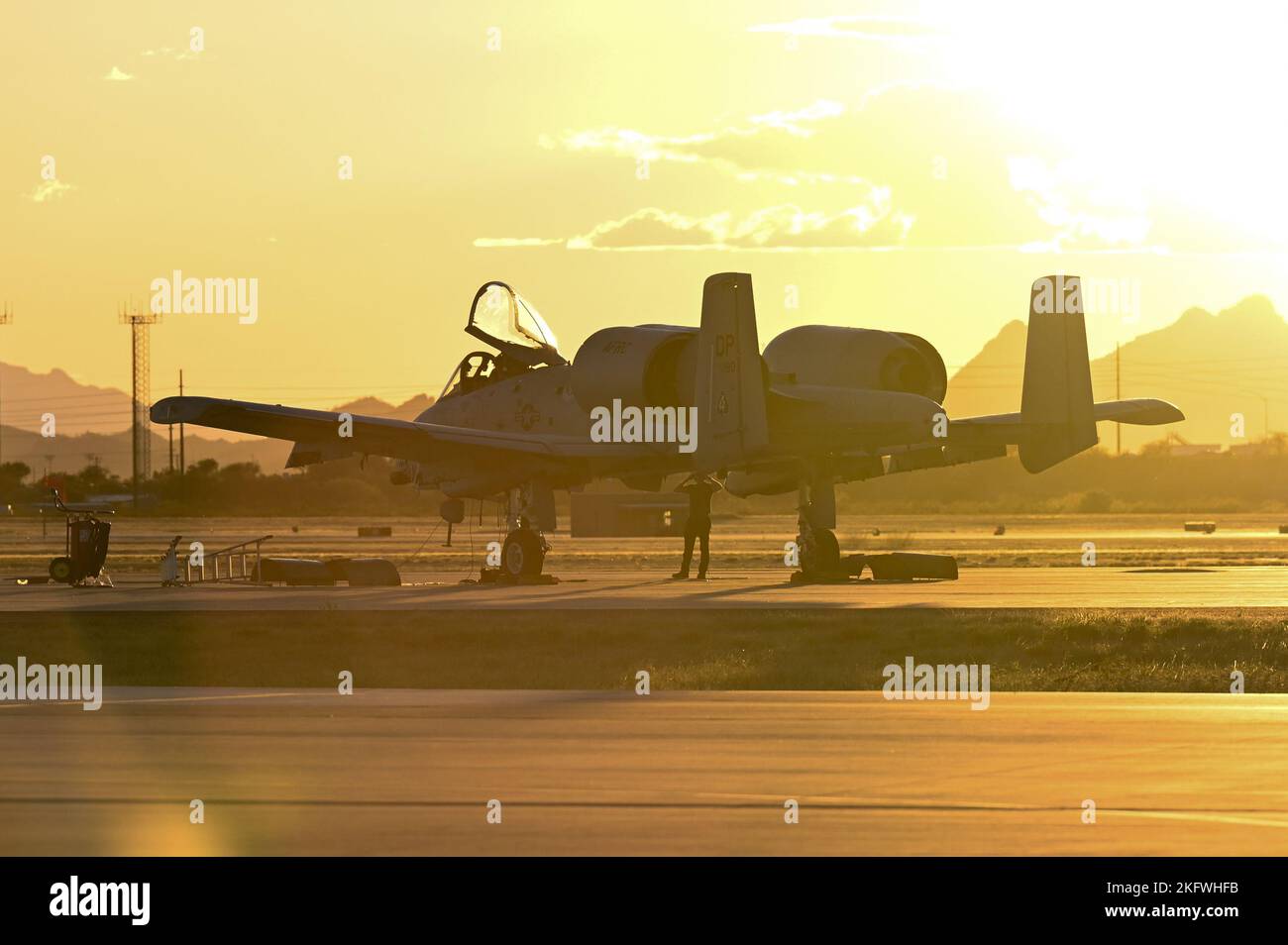 A U.S. Air Force Reserve Command A-10 Thunderbolt II, assigned to the ...