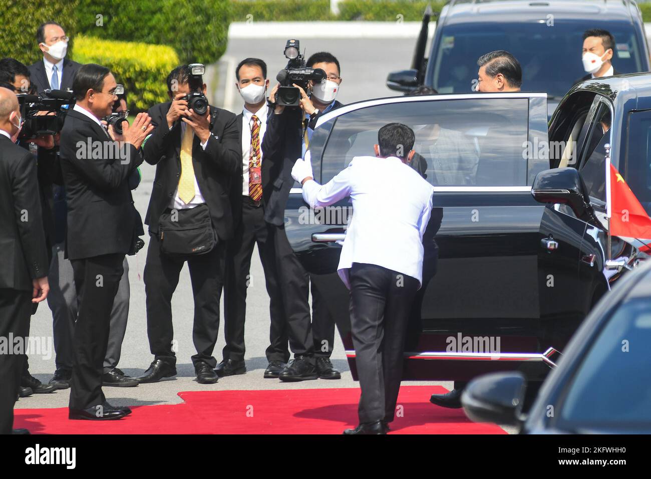 (11/19/2022) Thai Prime Minister Prayut Chan-o-cha welcome official Xi ...