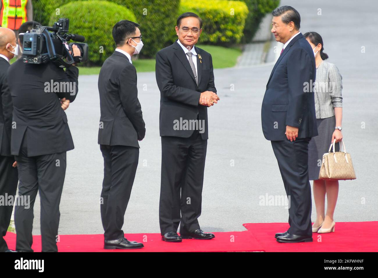 (11/19/2022) Thai Prime Minister Prayut Chan-o-cha welcome official Xi ...
