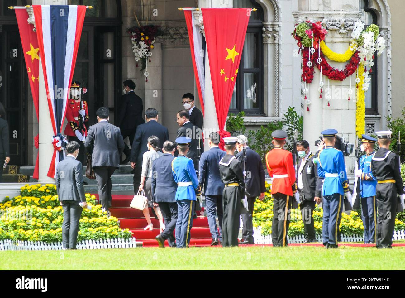 (11/19/2022) Thai Prime Minister Prayut Chan-o-cha welcome official Xi ...