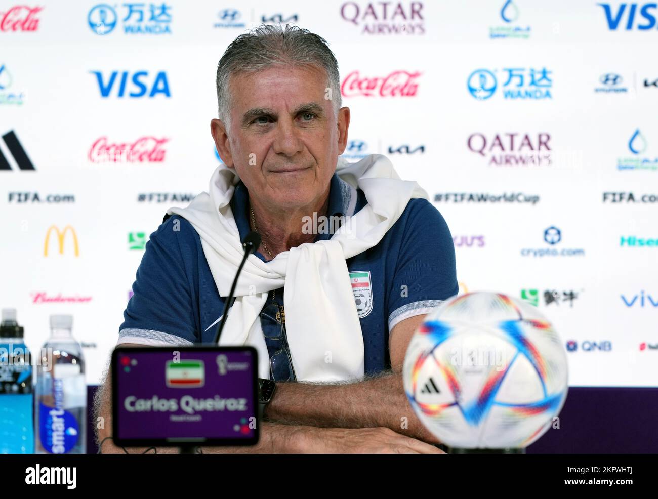 Iran world cup press conference hi-res stock photography and images - Alamy