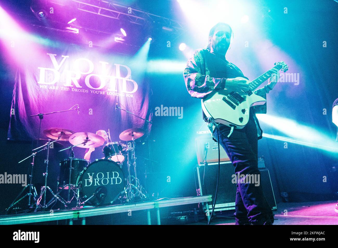 Athens, Greece. 18th Nov, 2022. Athens, 18 November 2022, Void Droid along with Khirki ...