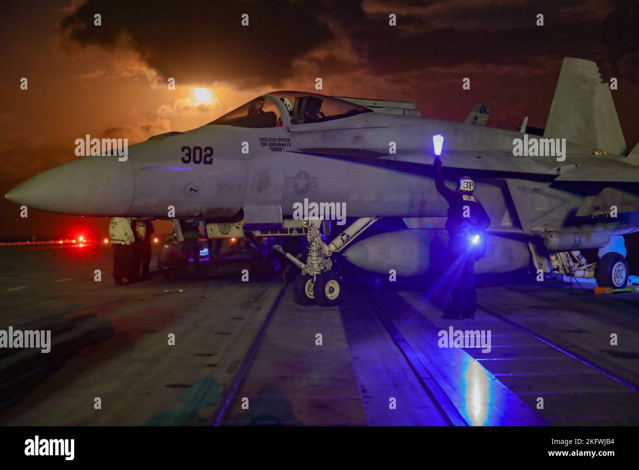 An F/A-18E Super Hornet, attached to the "Tomcatters" of Strike Fighter ...