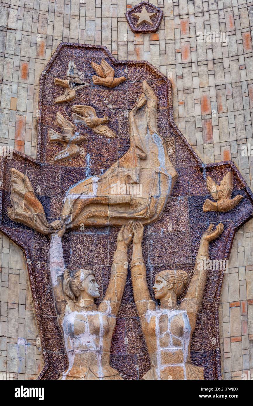 Soviet Communist Landmarks in Minsk, Belarus, Eastern Europe Stock ...