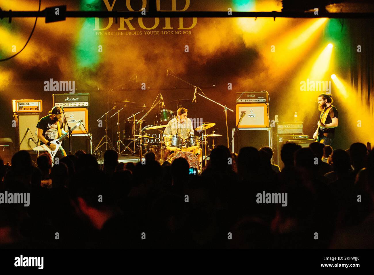 Athens, Greece. 18th Nov, 2022. Void Droid along with Khirki performing live in a historical ...