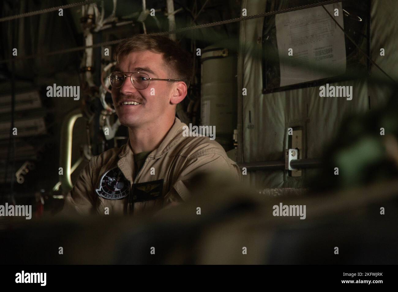 U.S. Marine Corps Sgt. Jacob Woodard, from Gordon, Texas, a KC-130J ...