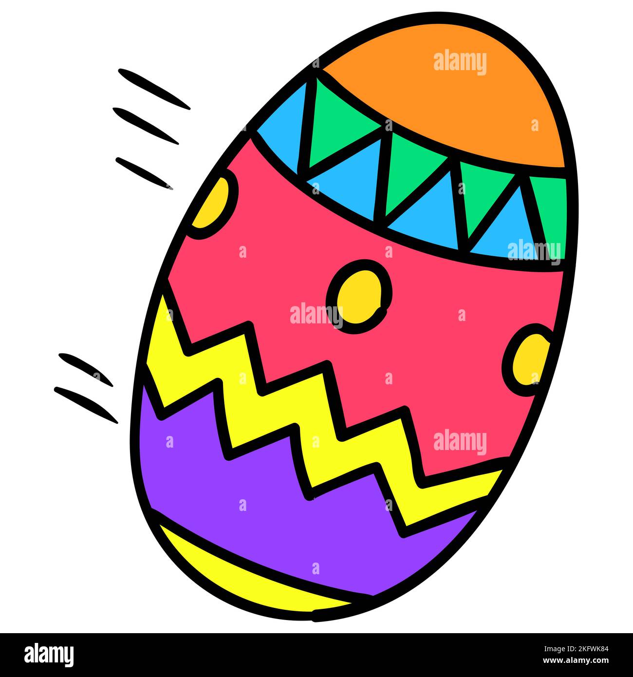 Vector art easter egg Stock Vector Images - Alamy