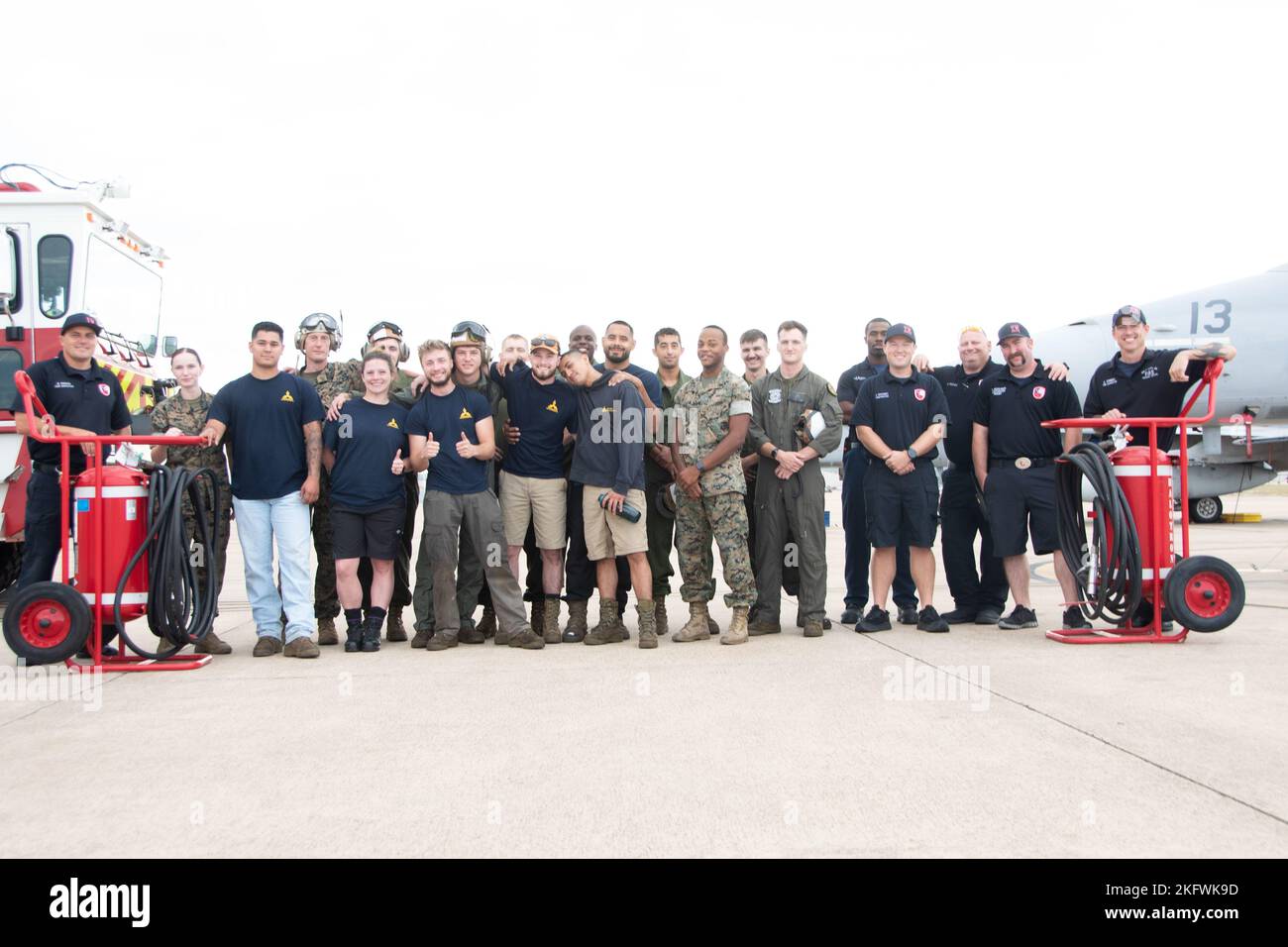Fire prevention conducts flight line and facility fire extinguisher ...