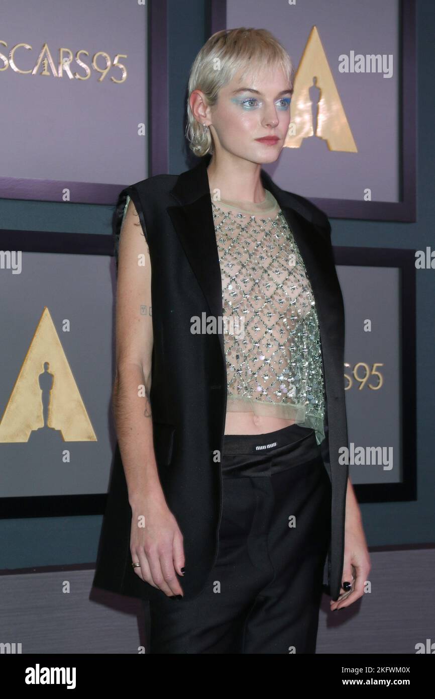 LOS ANGELES - NOV 19: Emma Corrin at the 13th Governors Awards at ...