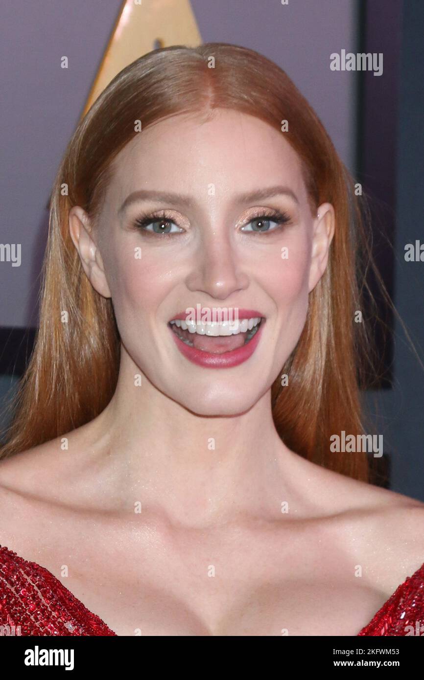 LOS ANGELES - NOV 19: Jessica Chastain at the 13th Governors Awards at ...