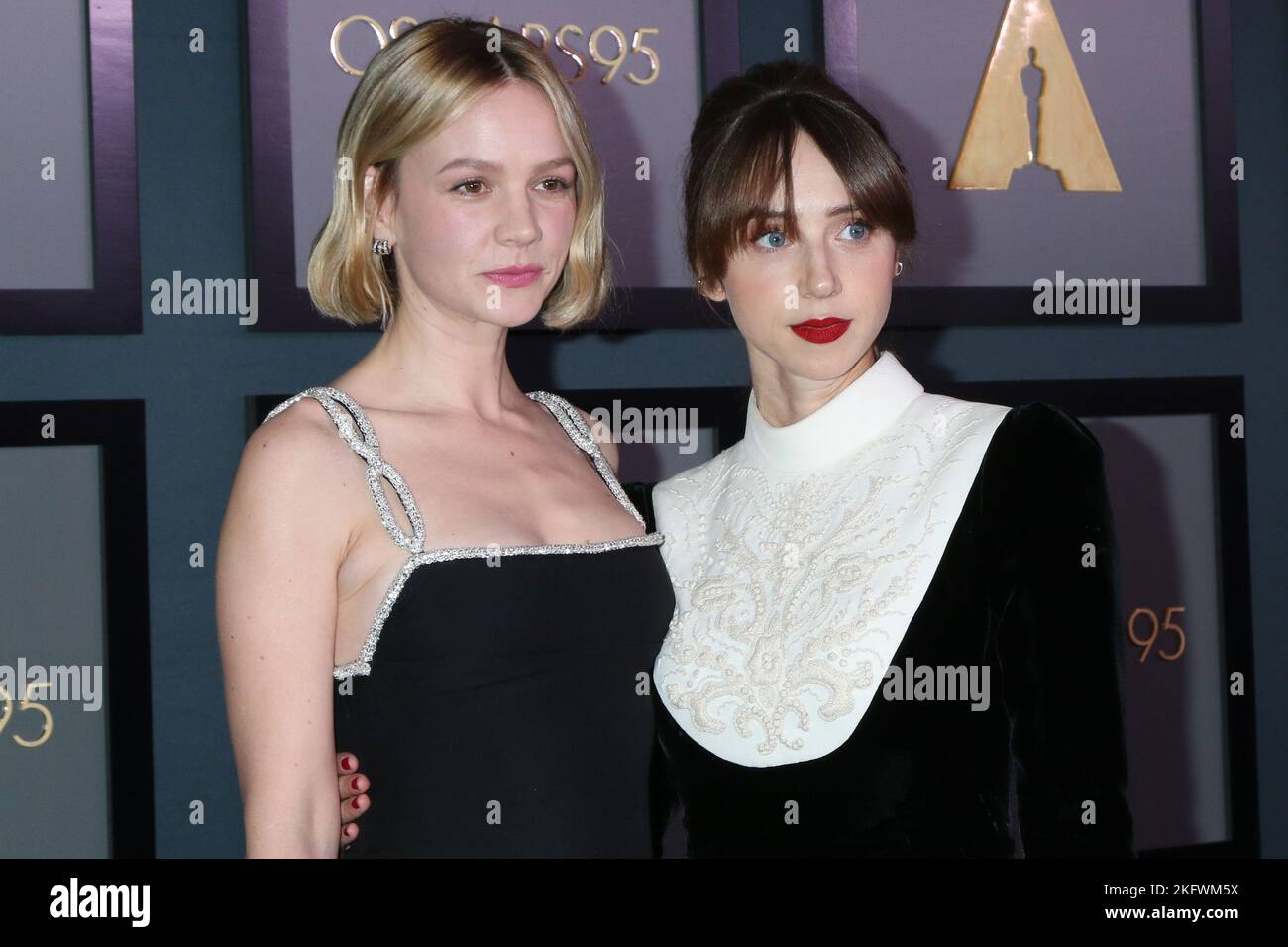 LOS ANGELES - NOV 19: Carey Mulligan, Zoe Kazan at the 13th Governors ...