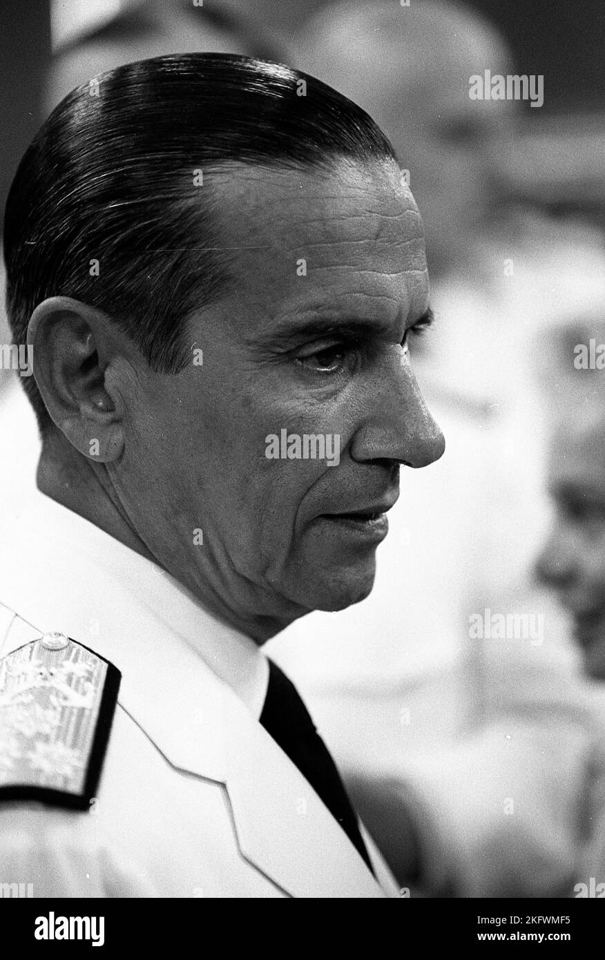 Jorge Isaac Anaya, Argentine Commander of the Navy, military junta ...
