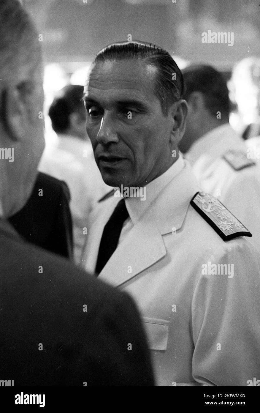 Jorge Isaac Anaya, Argentine Commander of the Navy, military junta ...