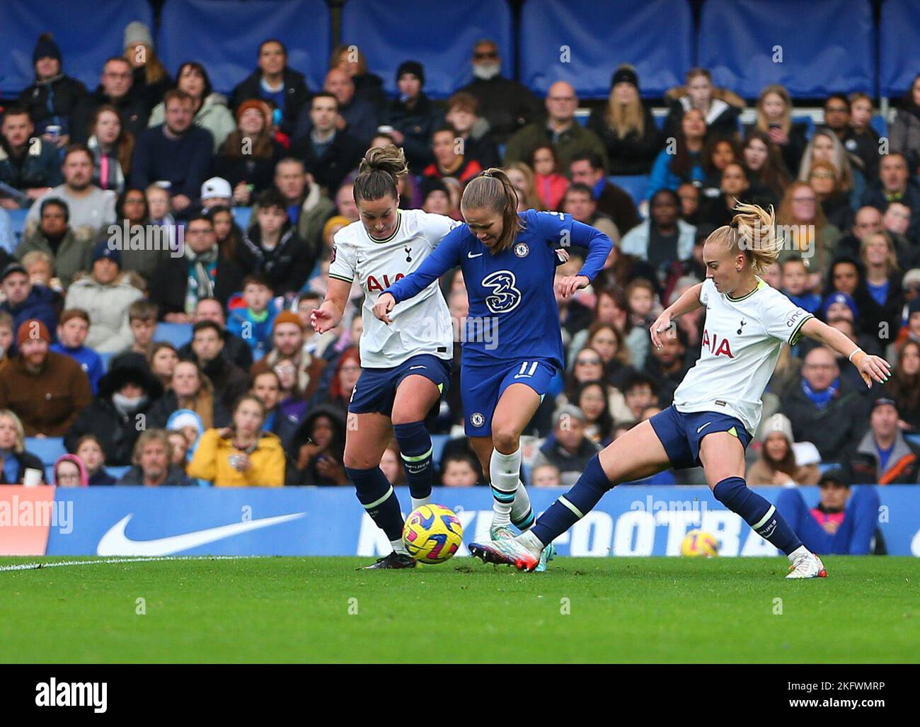 20th November 2022; Stamford Bridge, Chelsea, London, England: Womens ...