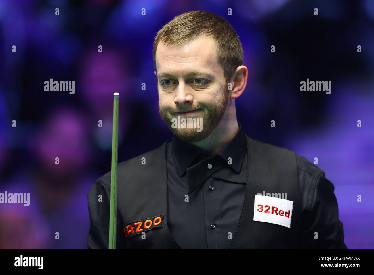 Northern Ireland’s Mark Allen during day nine of the Cazoo UK Snooker ...
