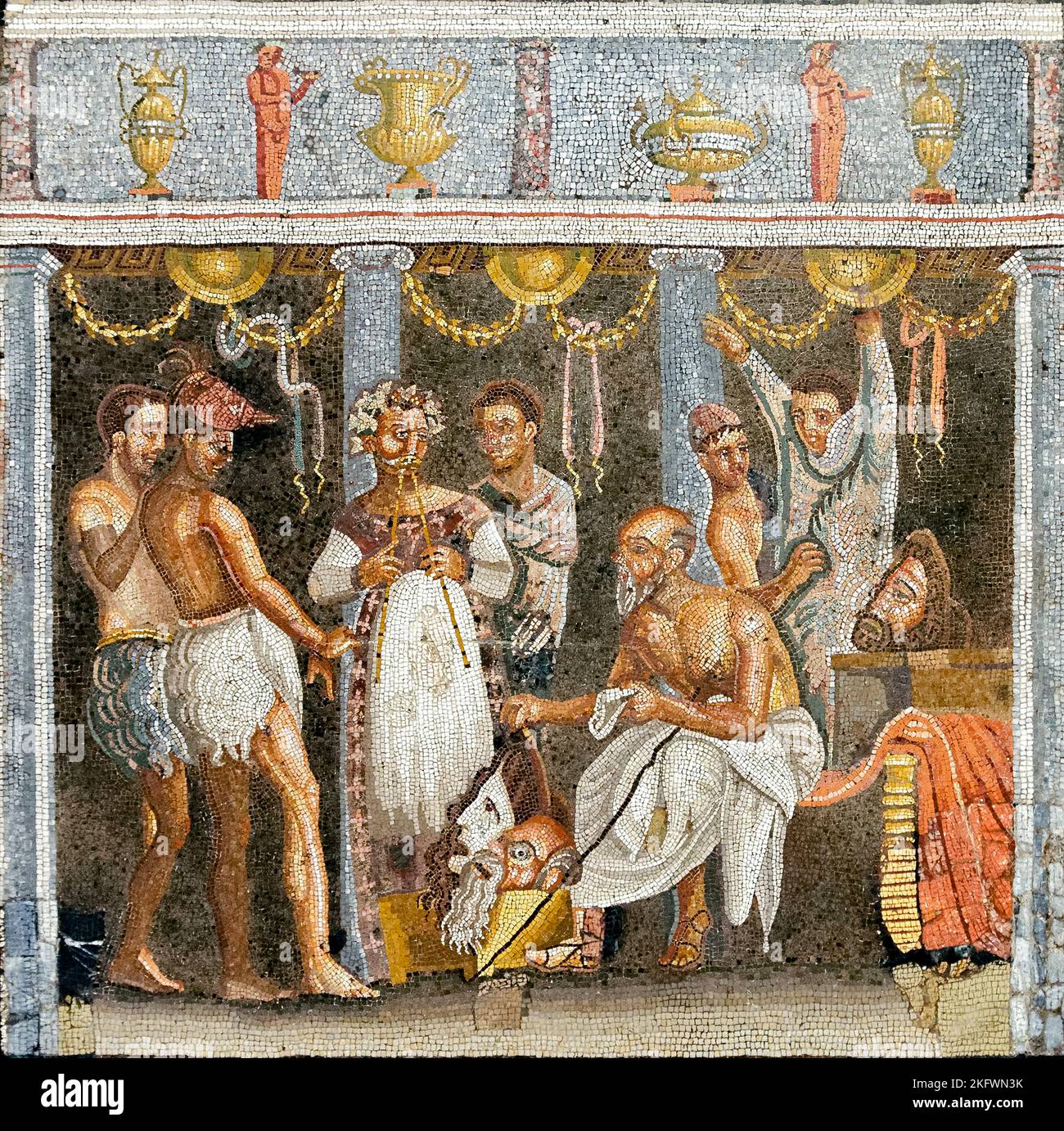 Floor mosaic pompeii hi-res stock photography and images - Alamy