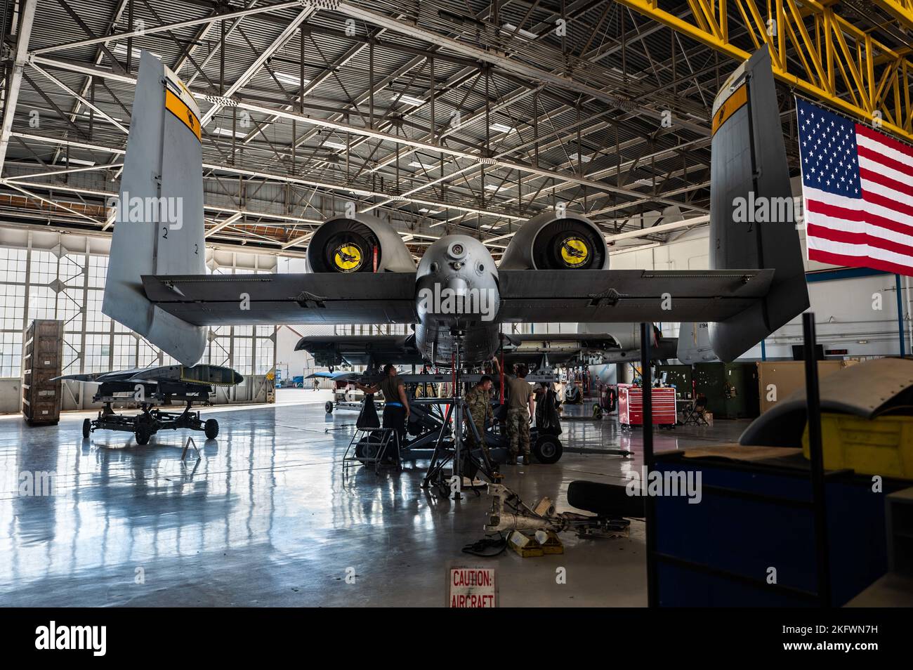 U.S. Air Force Airmen assigned to the 309th Aircraft Maintenance Group ...