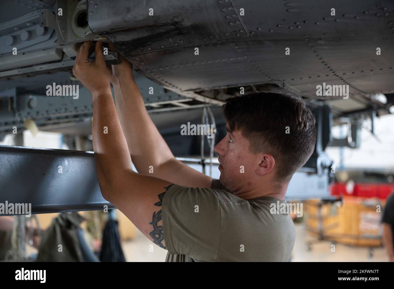 U.S. Air Force Staff Sgt. Bailey Brazil, 309th Aircraft Maintenance ...