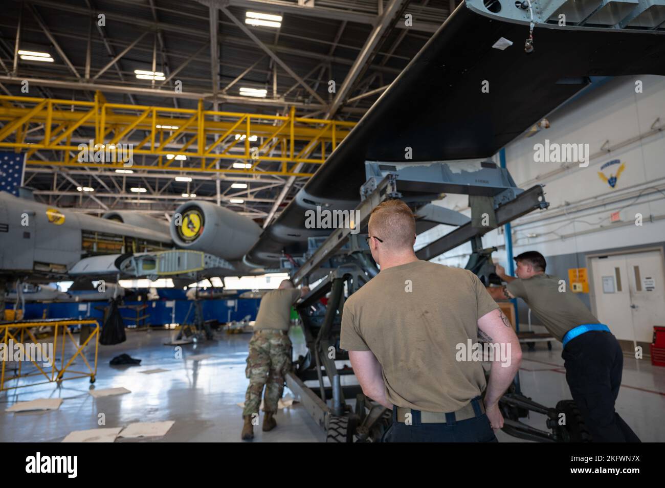 U.S. Air Force Airmen assigned to the 309th Aircraft Maintenance Group ...