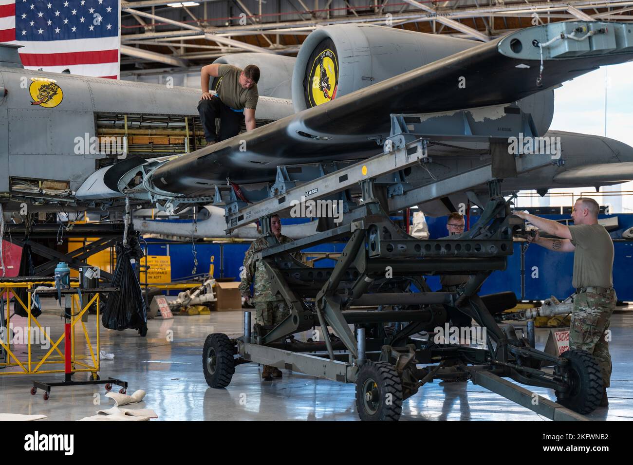 U.S. Air Force Airmen assigned to the 309th Aircraft Maintenance Group ...