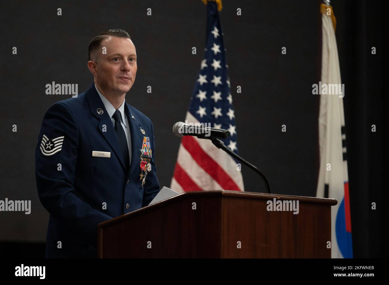 U.S. Air Force Tech. Sgt. Jordan Locke, 51st Security Forces Squadron ...