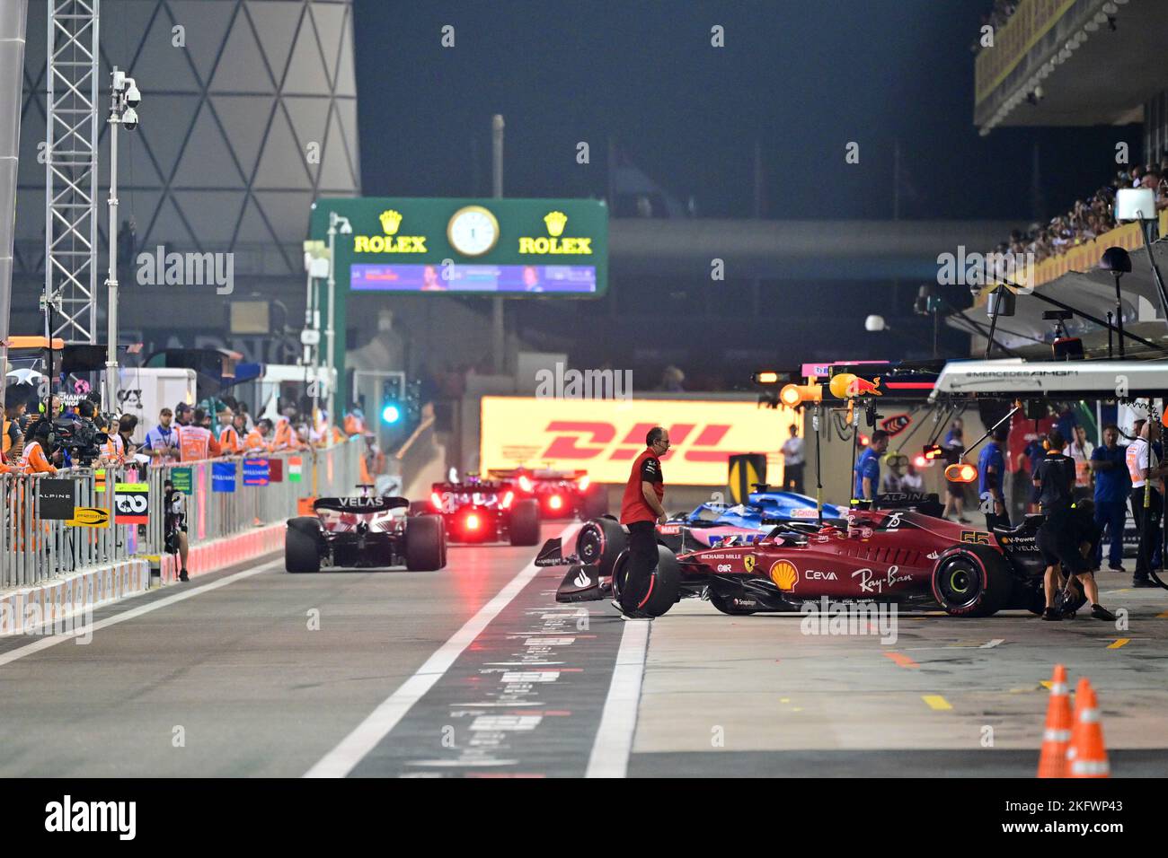 Abu Dhabi, United Arab Emirates. 19th Nov, 2022. #55 Carlos Sainz (ESP ...