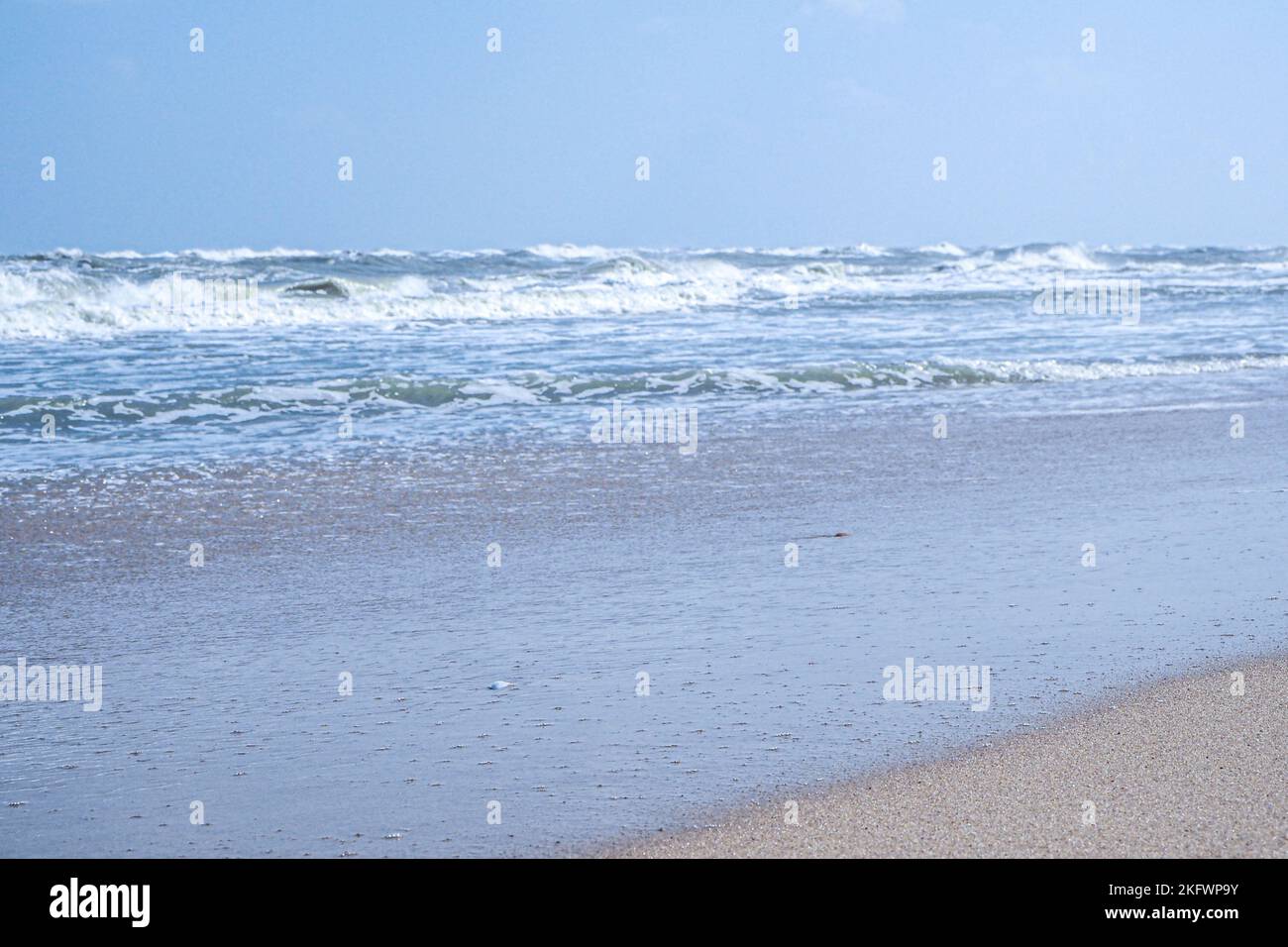 sea wave beautiful tropical beach and sea in sunny day. Beach sea Stock ...