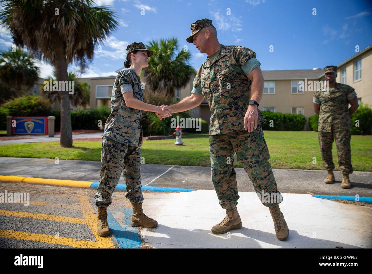 U.S. Marine Corps Col. Lance J. Langfeldt, 6th Marine Corps District ...