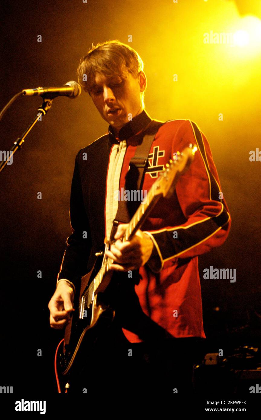 EARLY GIG, FRANZ FERDINAND, 2004: A very young ALEXANDER KAPRANOS ...