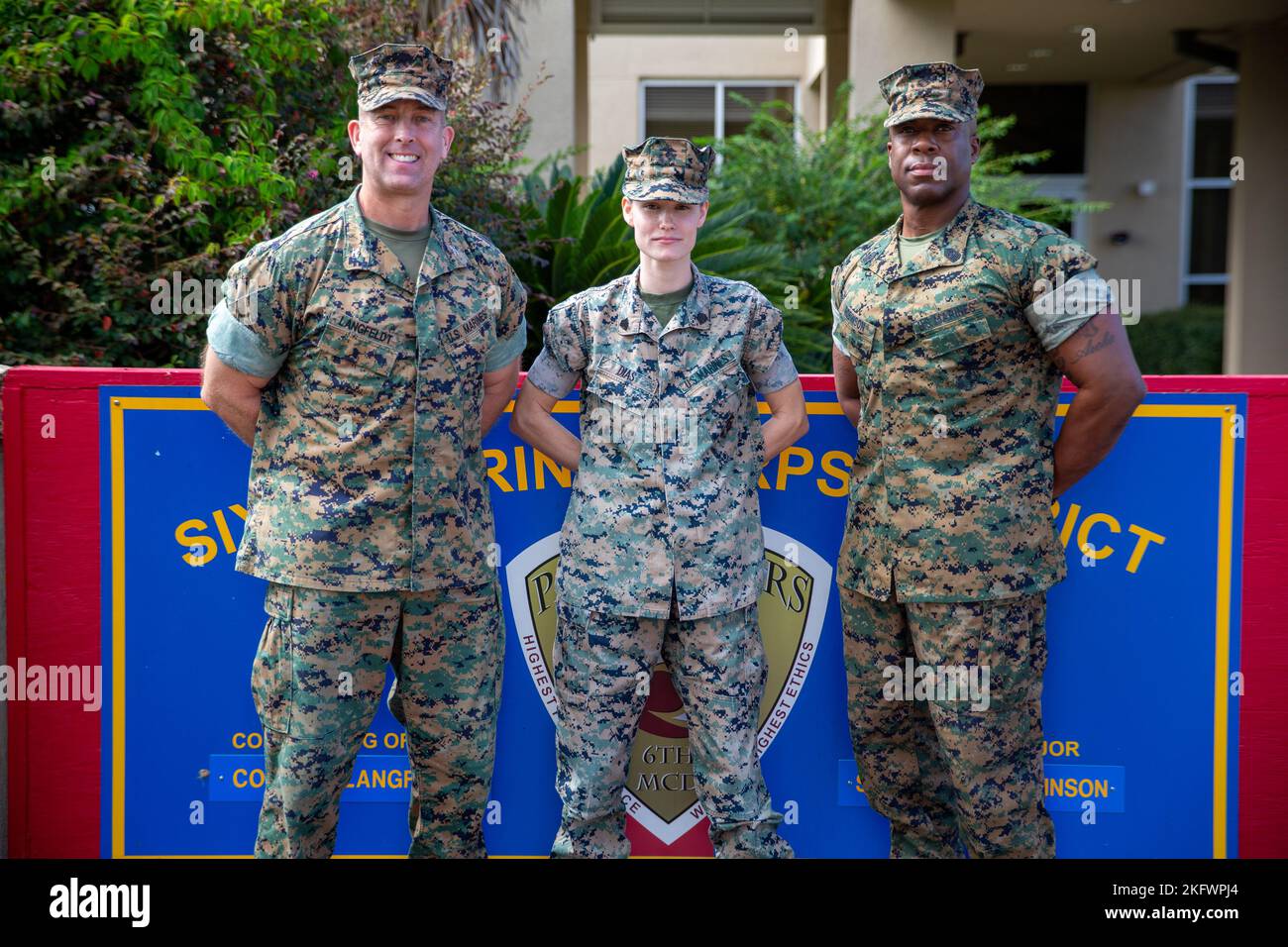 U.S. Marine Corps Col. Lance J. Langfeldt, 6th Marine Corps District ...