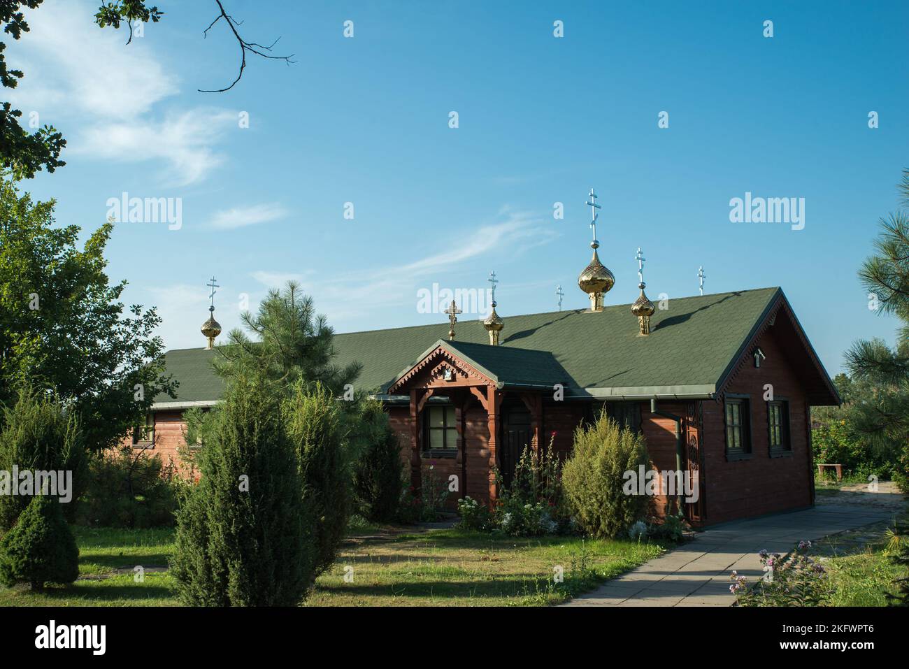 Orthodox church in Odrynki, Gmina Narew, within Hajnówka County ...