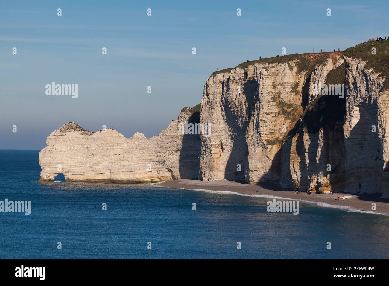 Cliffs in Etretat, Normandy, France Stock Photo - Alamy