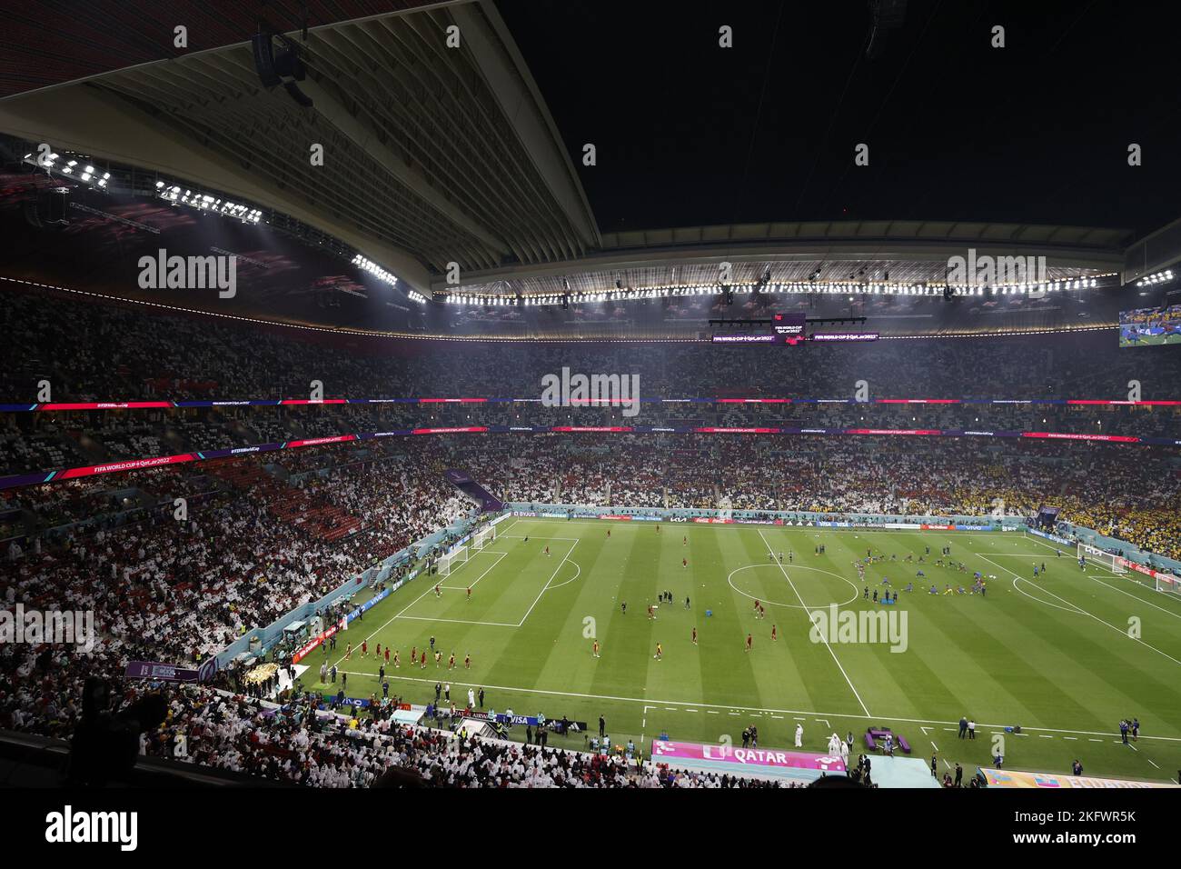 DOHA, 20-11-2022 Al-Bayt Stadium World Cup 2022 in Qatar between Qatar ...