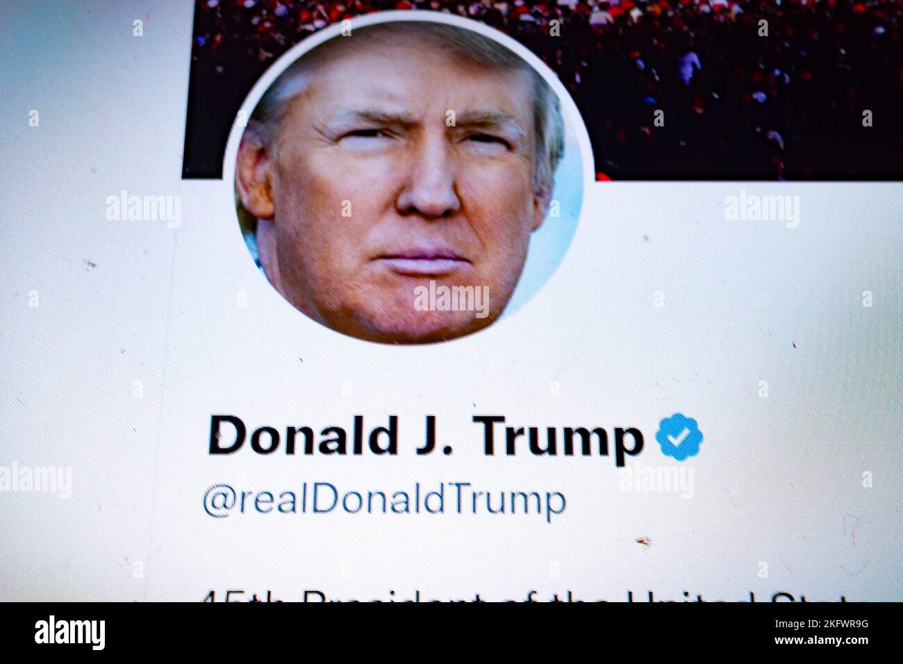 San Francisco, California, USA. 20th Nov, 2022. Former 45th United ...