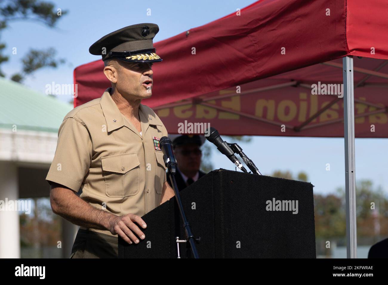 U.S. Marine Corps Brig. Gen. Andrew M. Niebel, commanding general of ...