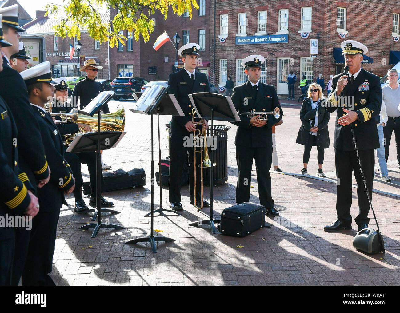 ANNAPOLIS, Md. (Oct. 12, 2022) U.S. Naval Academy Superintendent Vice ...
