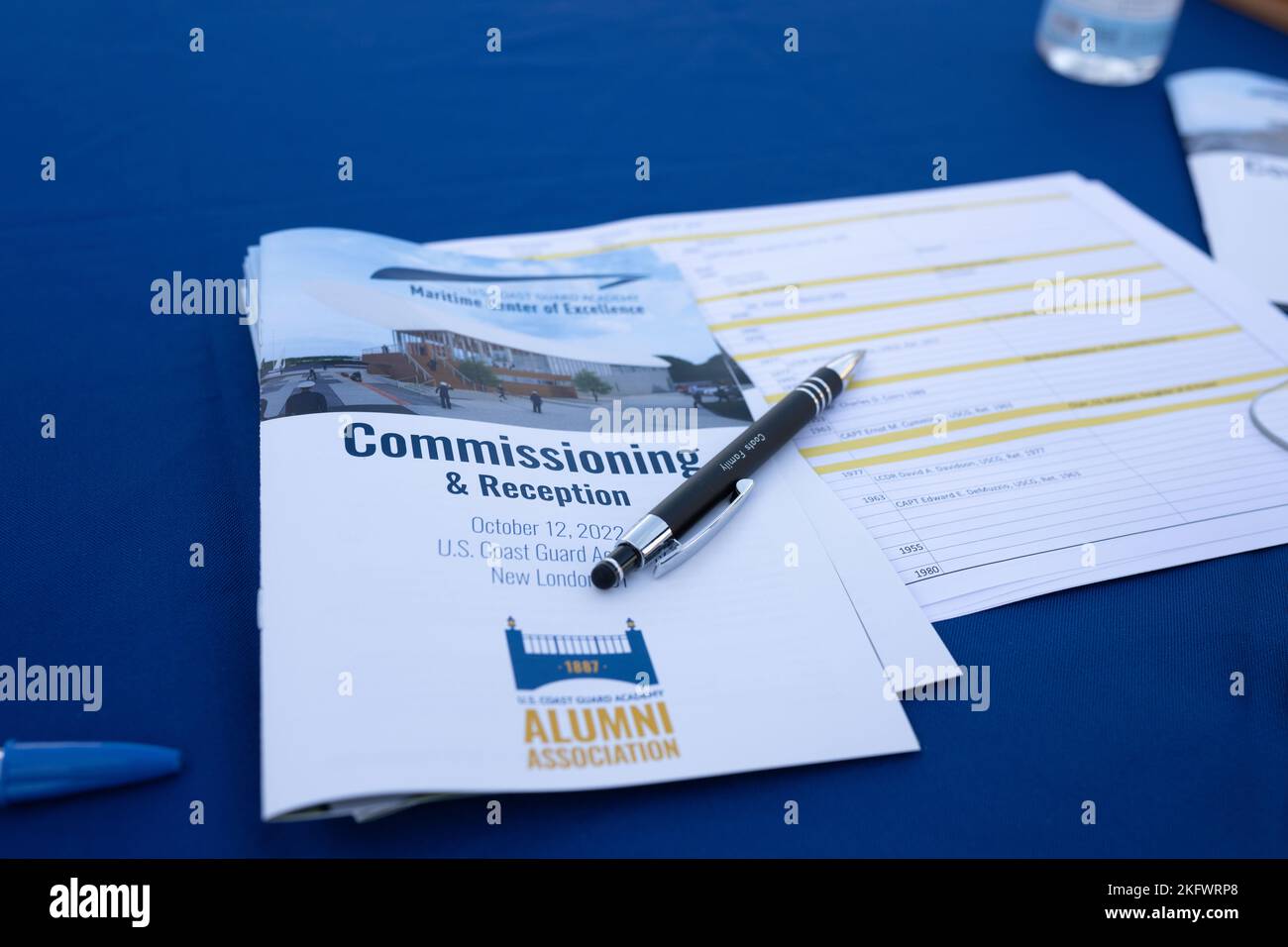 An event pamphlet for the commissioning of the Maritime Center of ...