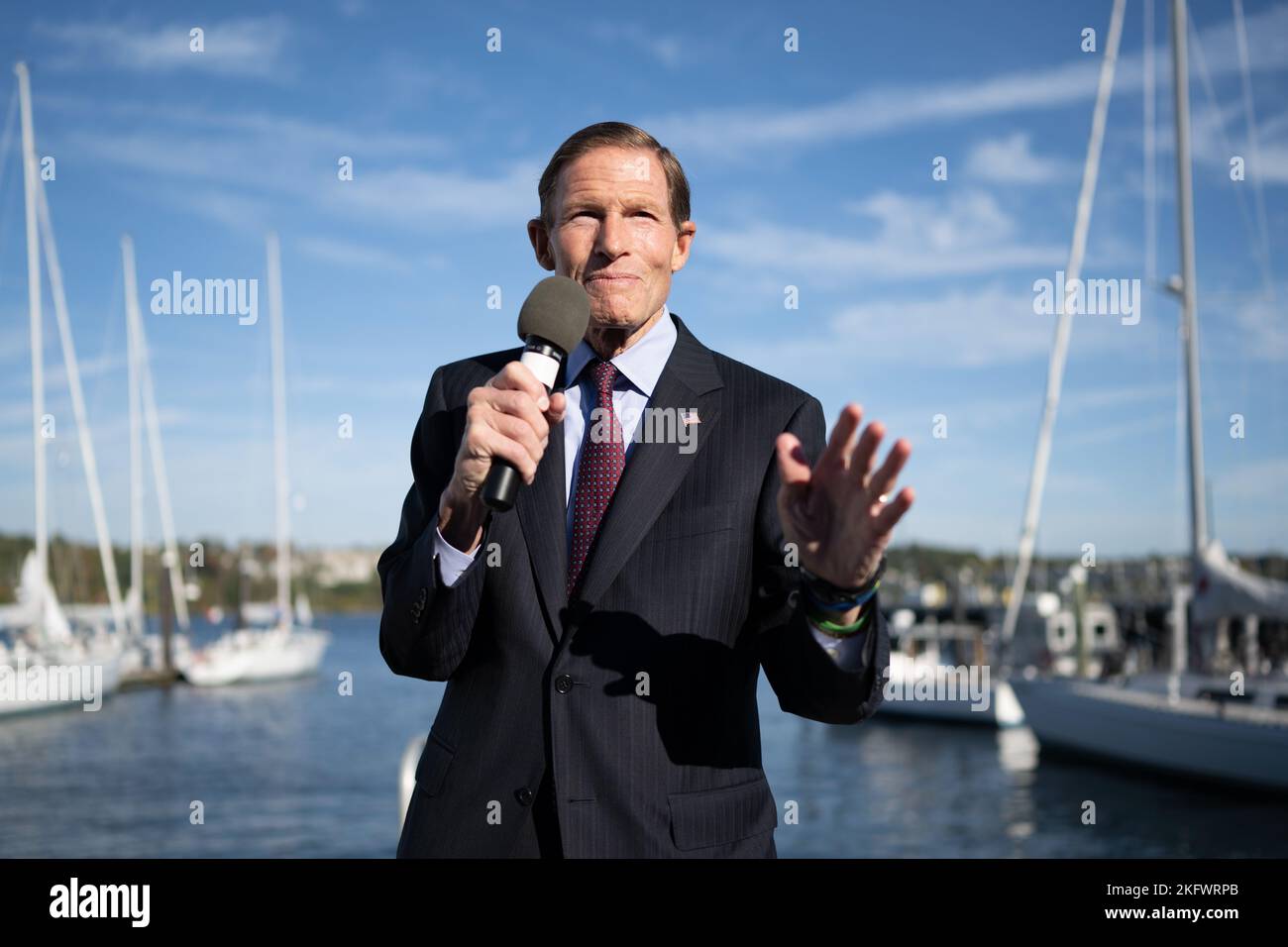 U.S. Senator Richard Blumenthal, one of two senators for Connecticut ...