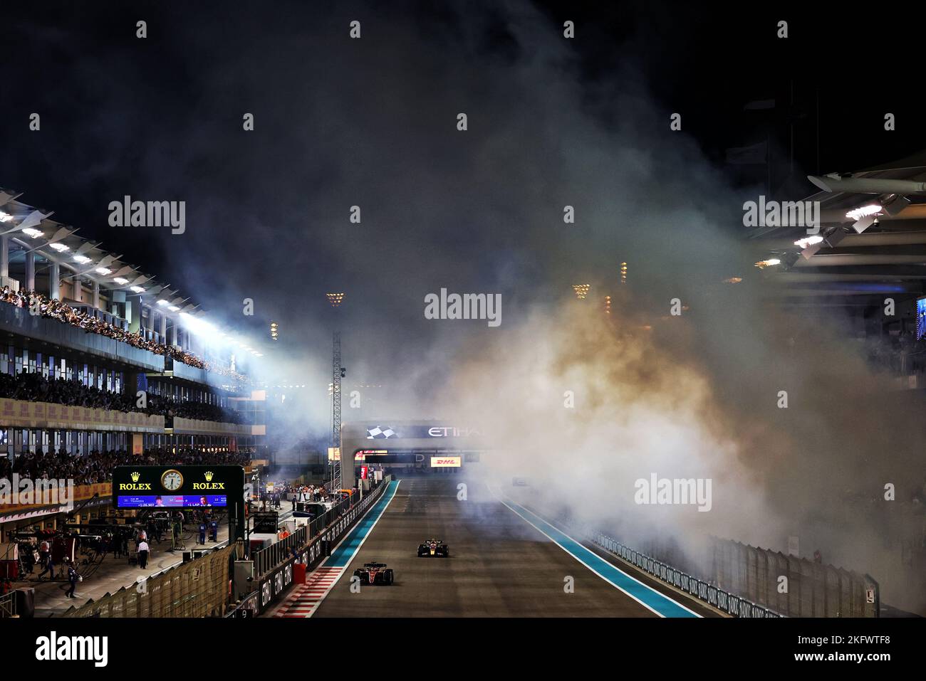 F1 red bull fireworks hi-res stock photography and images - Alamy