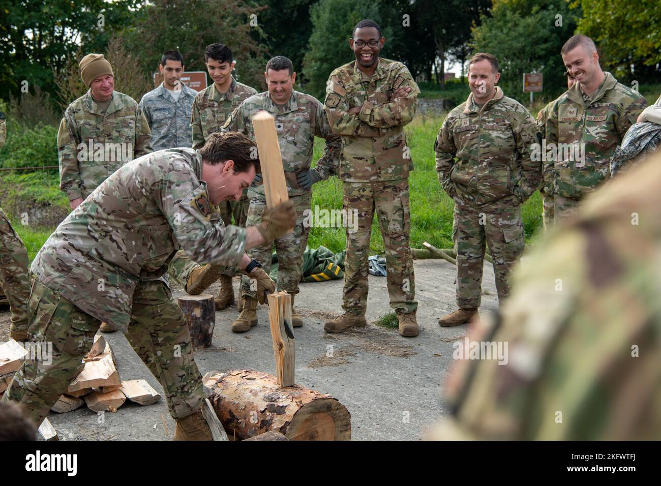 Two instructors from the 86th Operations Support Squadron, Ramstein Air ...