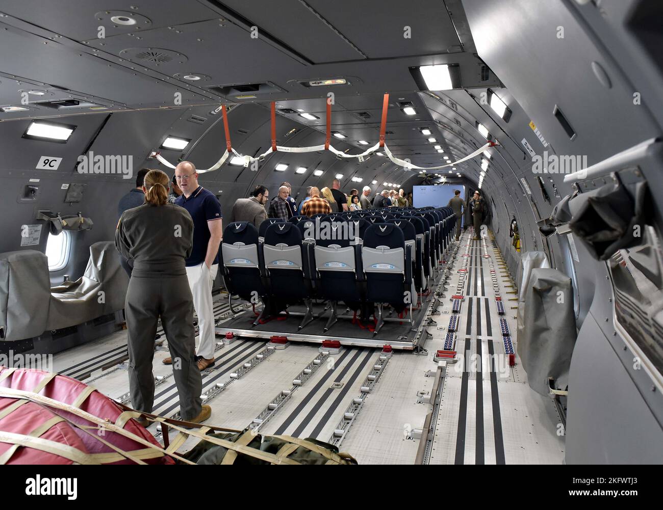 A KC-46A Pegasus from McConnell Air Force Base, Kansas stopped at ...