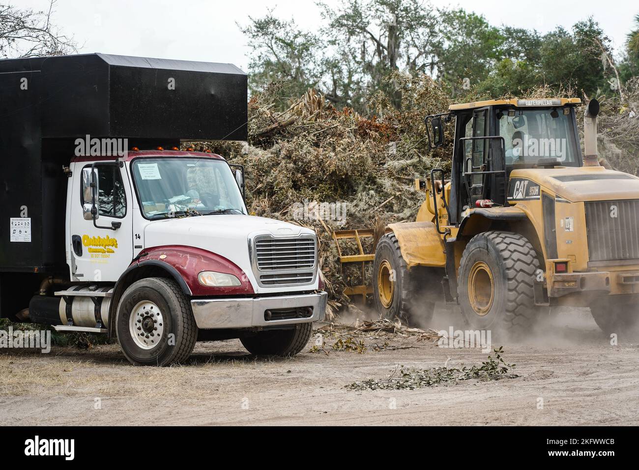 Sanford, FL (Oct. 12, 2022) - Vegetative debris collected from Sanford ...