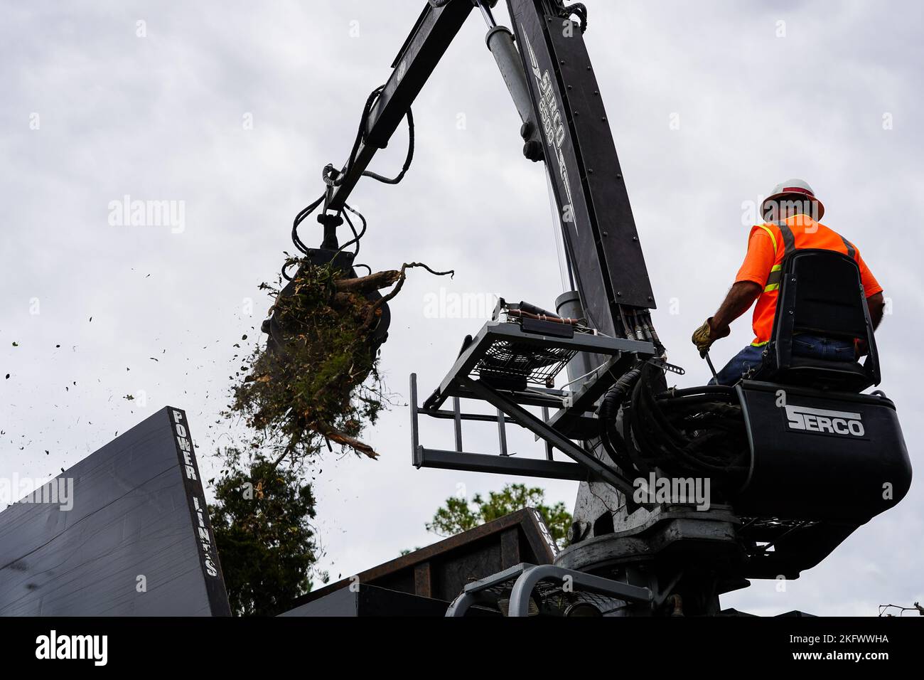 Sanford, FL, (Oct. 12, 2022) - Vegetative debris collected from Sanford ...