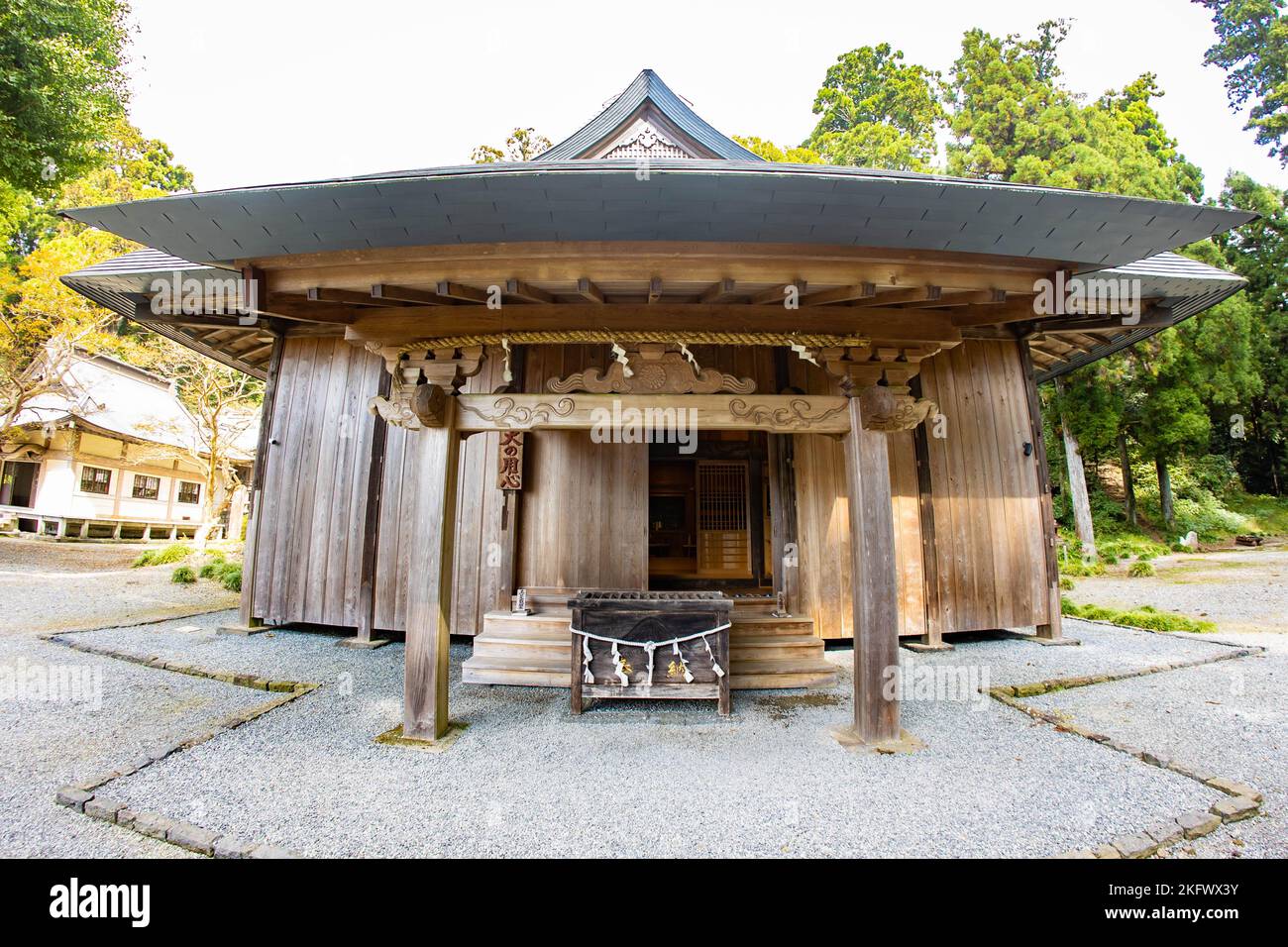 Murayama Sengen Shrine ancient building in Fujinomiya Japan Stock Photo ...