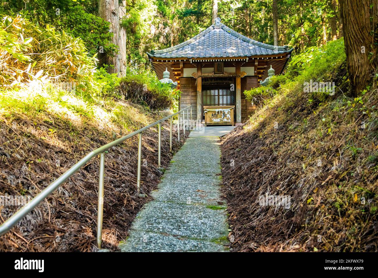 Murayama Sengen Shrine ancient building in Fujinomiya Japan Stock Photo ...