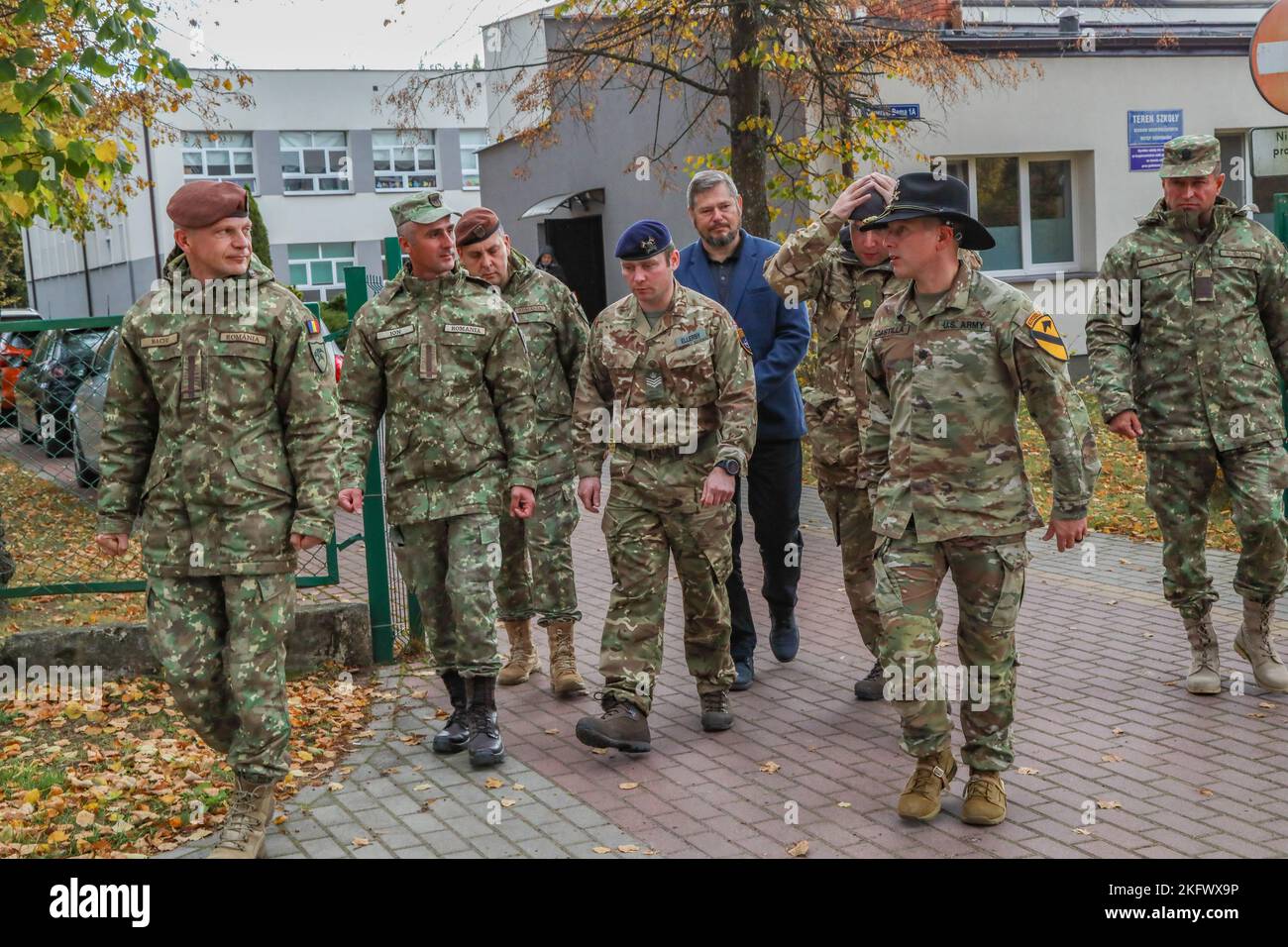 NATO enhanced Forward Presence (eFP) Battlegroup Poland Soldiers with ...