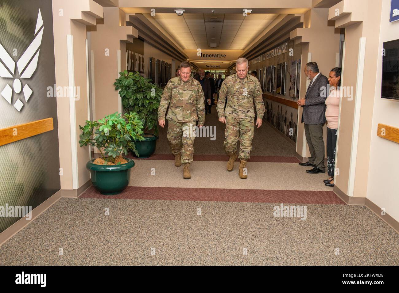 U.S. Air Force Maj. Gen. John Allen, right, commander, Air Force ...